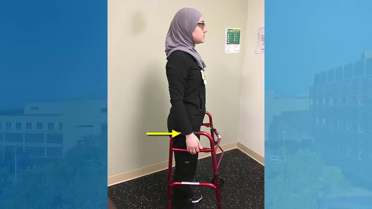 Two-Wheeled Rolling Walker - YouTube