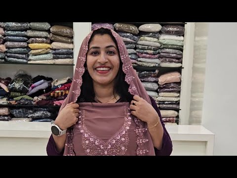 PARTY WEAR FAUX GEORGETTE THREAD AND STONE WORKED UNSTITCHED CHURIDHAR ...