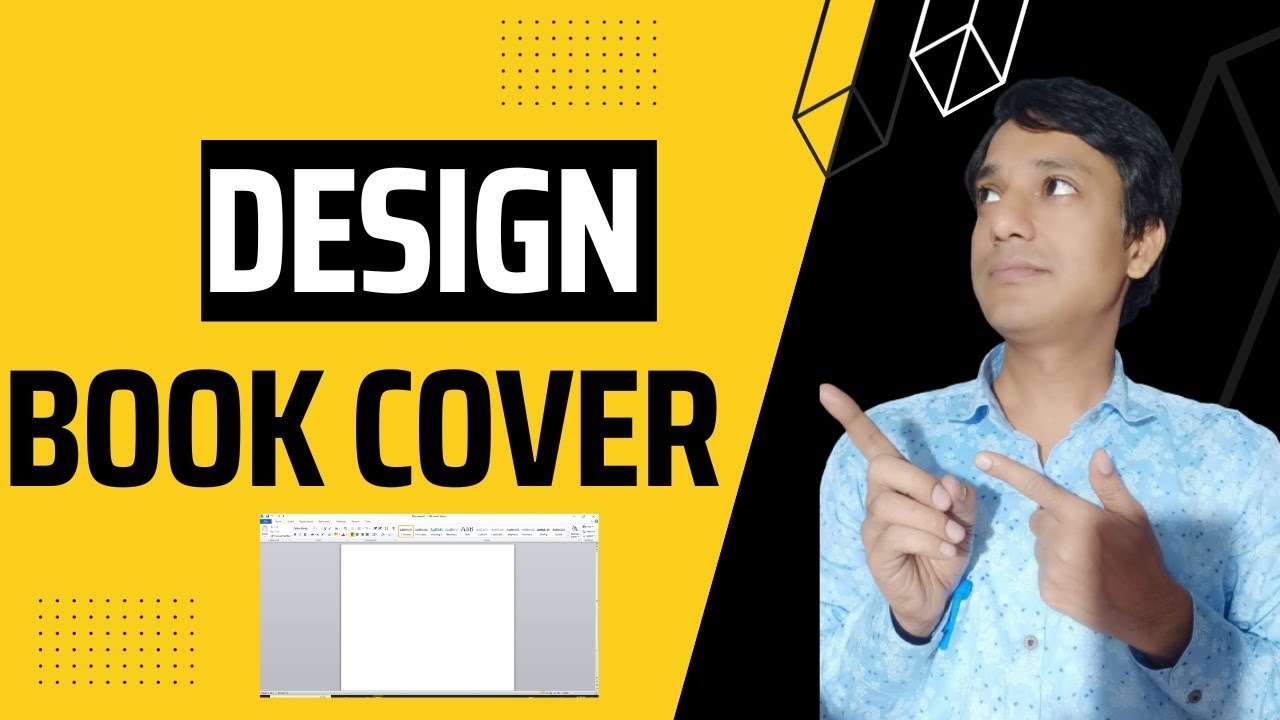 How to Make Book Cover Page Design in Microsoft Word | Book Cover ...