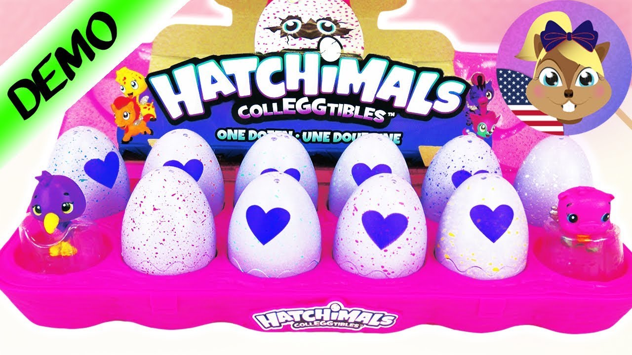 12 x HATCHIMALS SURPRISE COLLEGGTIBLES hatch English | Opening RARE ...