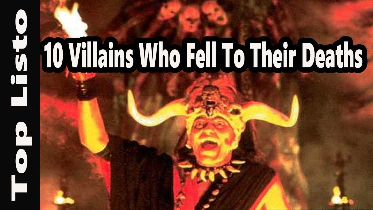 10 Villains Who Fell To Their Deaths - YouTube