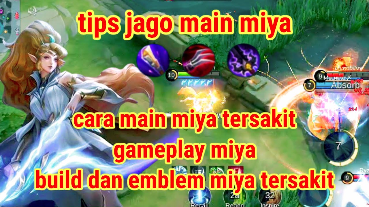 setting build miya tersakit tips build miya paling sakit full damage ...
