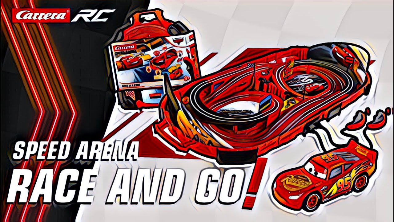 Racing fun to go! Speed Arena is fast-paced racing in a carrying case ...