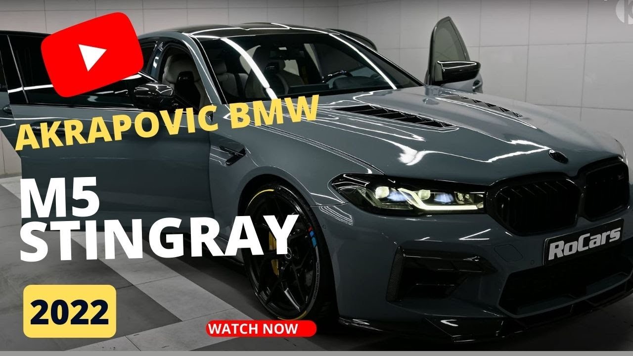luxurious Akrapovic BMW M5 Stingray Car 2022 - YouTube