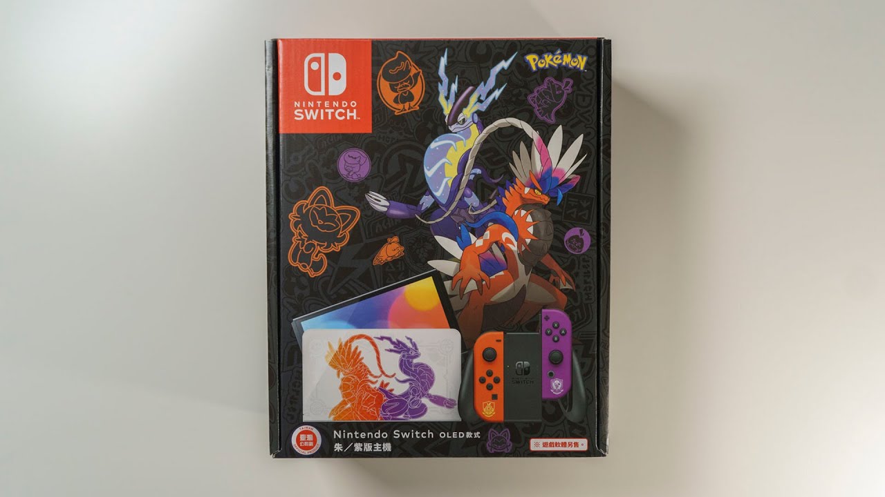 Nintendo Switch OLED Pokémon Scarlet & Violet Edition - YouTube