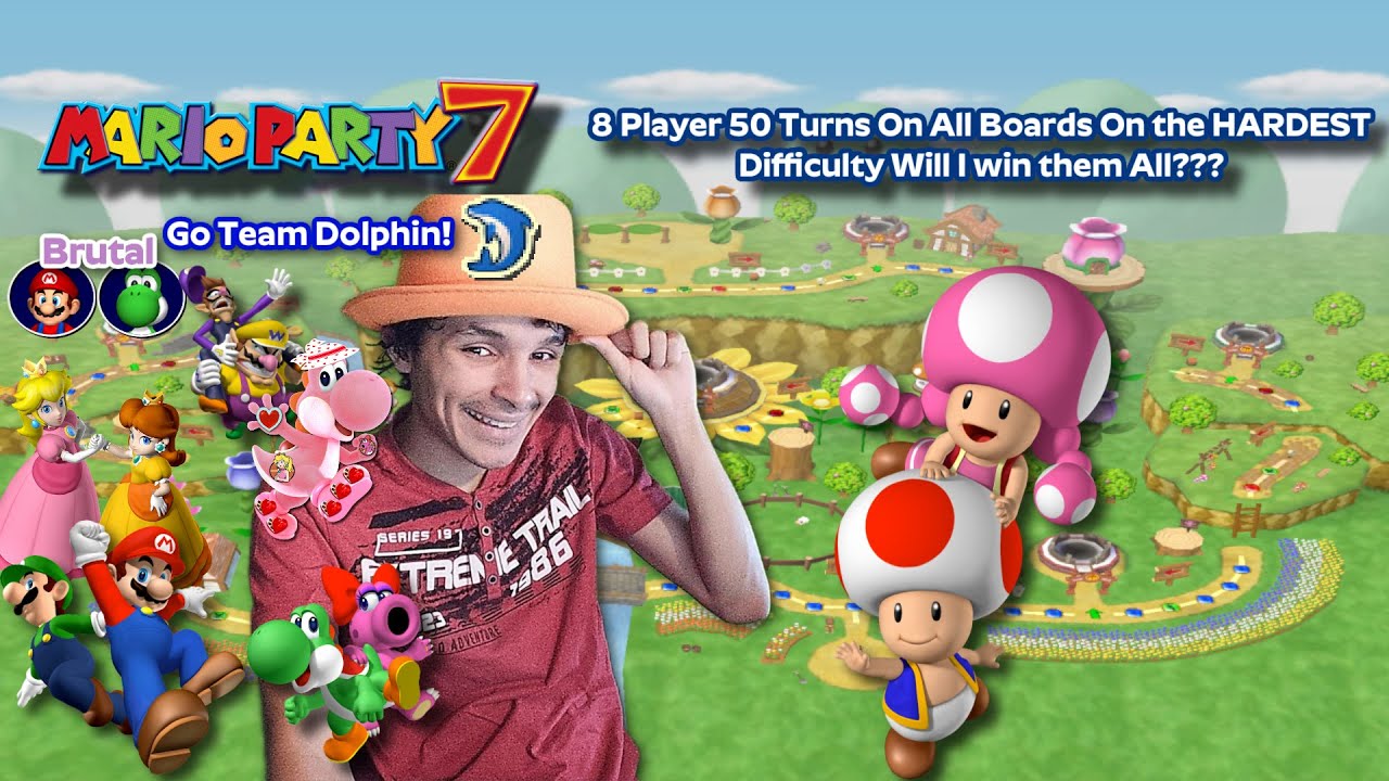 Mario Party 7 50 Turn Board Playthrough 8 Player Team Battle Part 5 ...