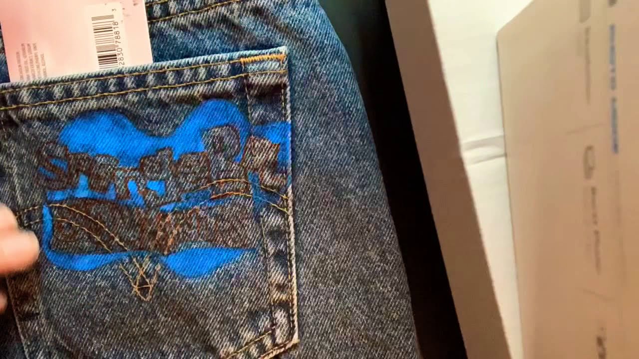 Customized jeans- Spongebob Squarepants (satisfying) - YouTube