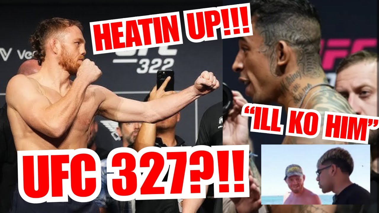 CARLOS PRATES VS JDM CO MAIN FOR UFC 327!!! JDM SAYS SET IT UP 5 ROUNDS ...