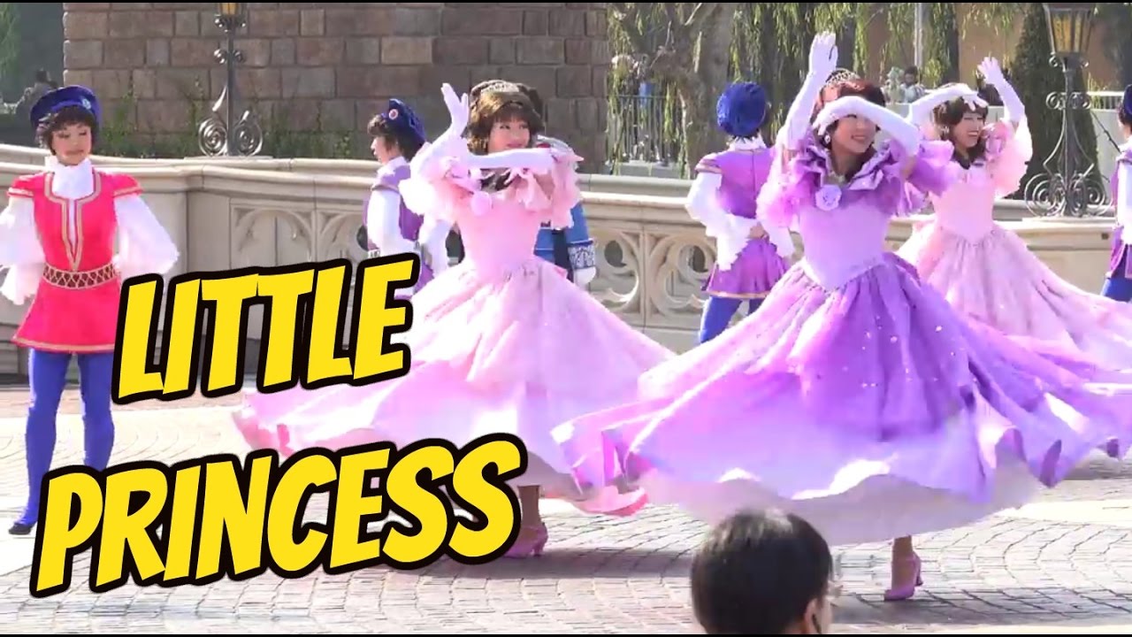 Little Princess Dancing At Tokyo Disneyland | Golden Fairytale Fanfare ...