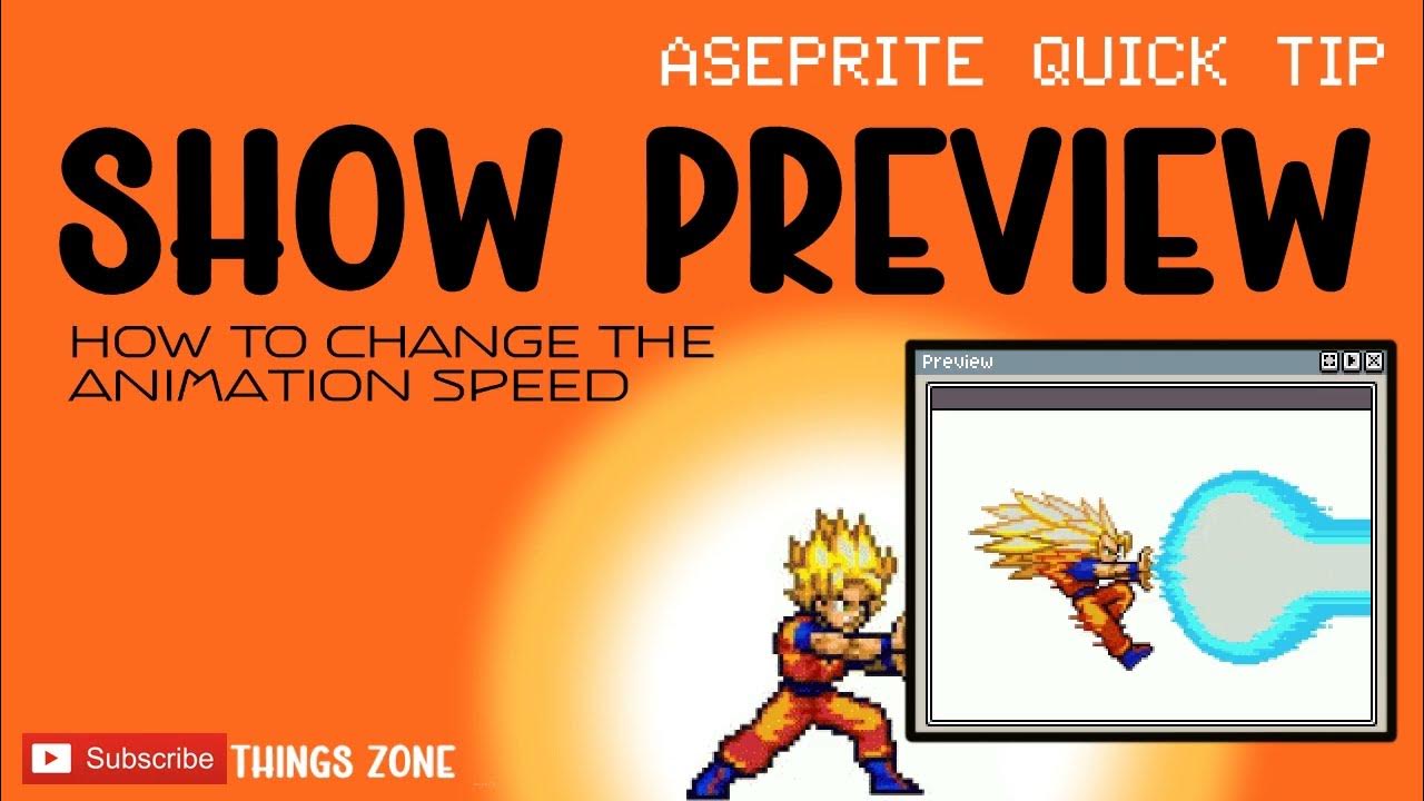 Aseprite: How to Change Animation Speed in 1 Minute! (Show Preview) - YouTube