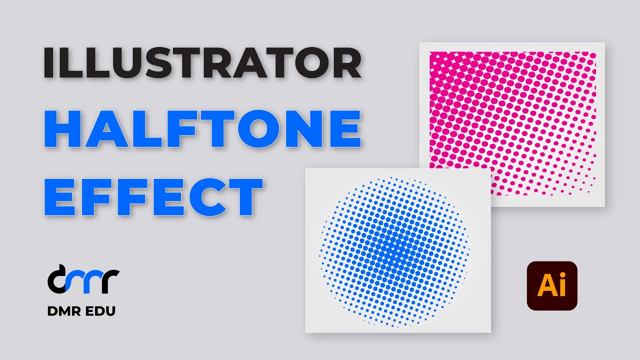 Illustrator Pop Art Efekti Nasıl Yapılır? | Halftone Tutorial - YouTube