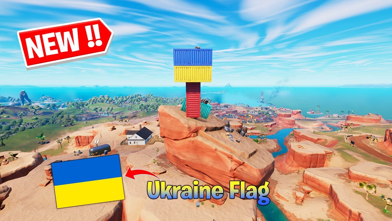 Fortnite Show Support to UKRAINE (Map Update) - YouTube