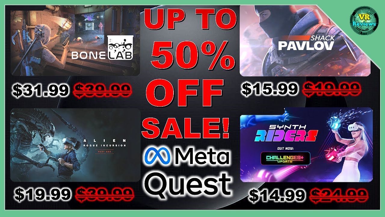HURRY! Up To 50% OFF on Top Rated Titles in the Meta Quest Store Spring ...