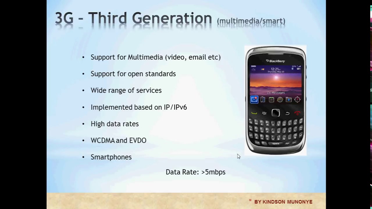 Generations of Mobile Telecommunication Networks - YouTube