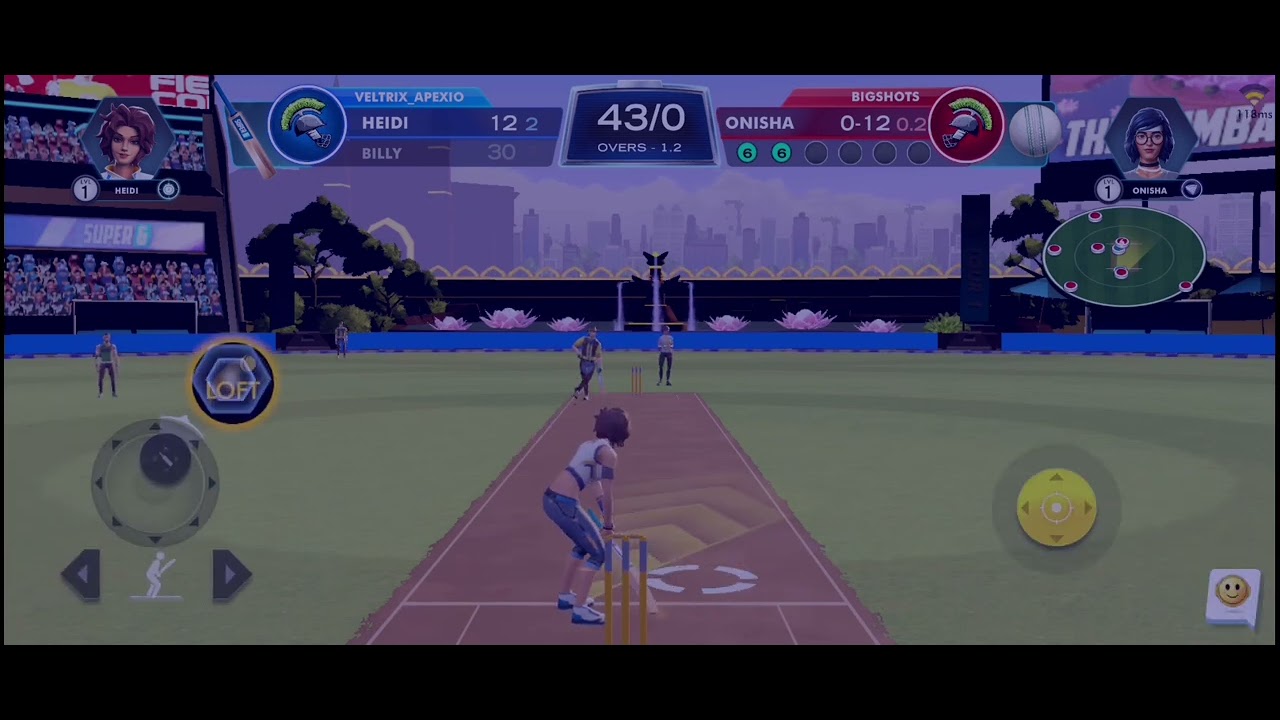 6 ball 6 sixes in my first match of super 6 game #cricket #cricketgame ...