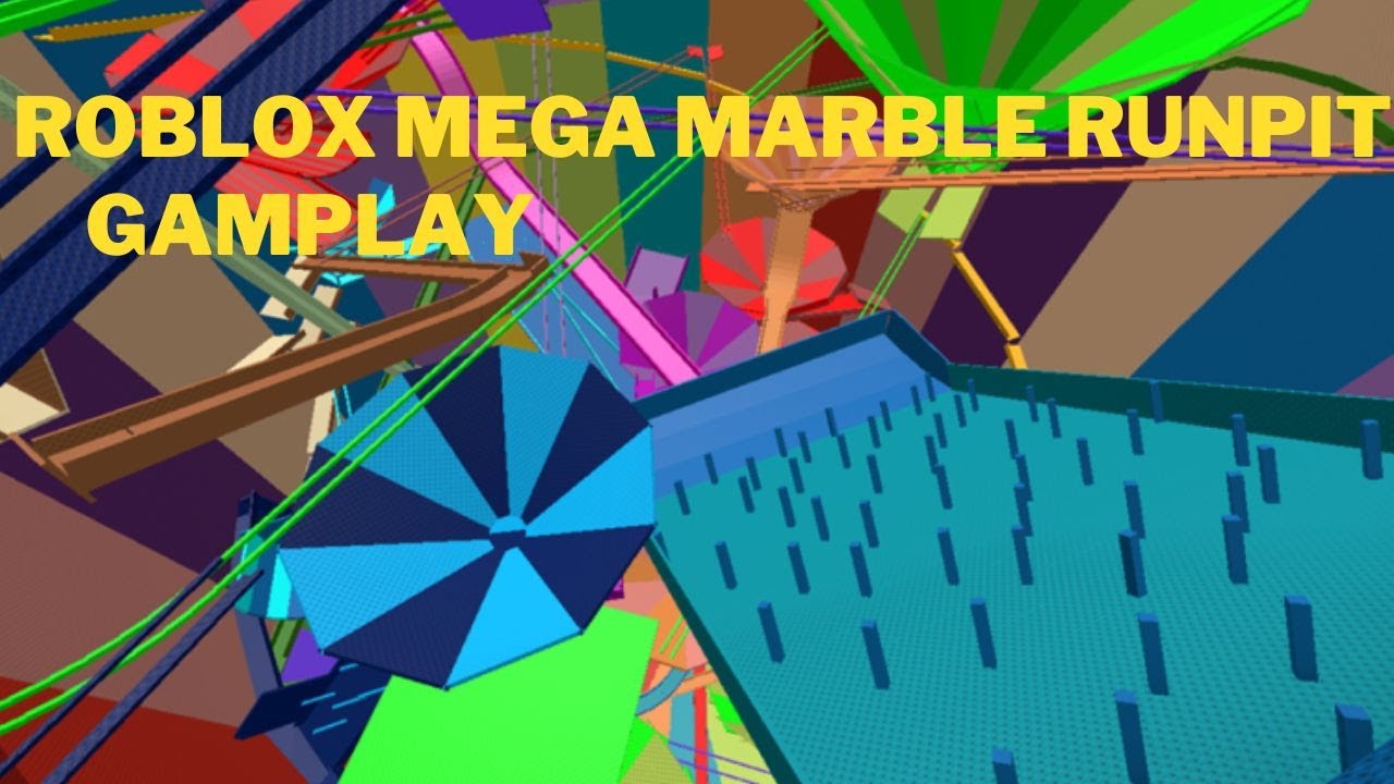 Roblox Mega Marble Run Pit - YouTube