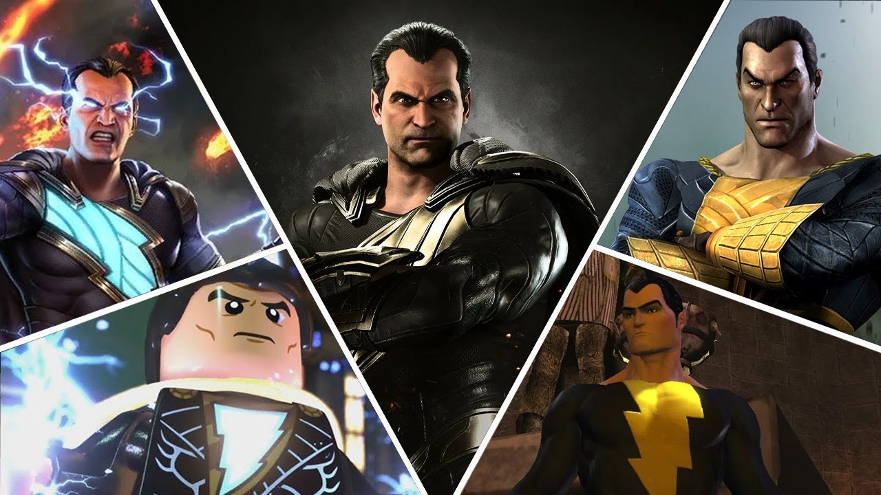Evolution of Black Adam in Games - YouTube
