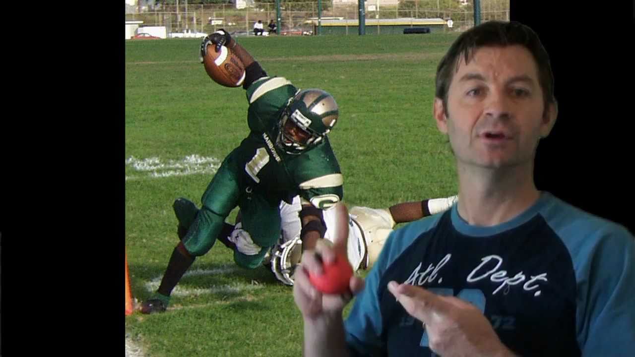 Football Drills for Running Back Coaches - Grip Conditioning Prevents ...