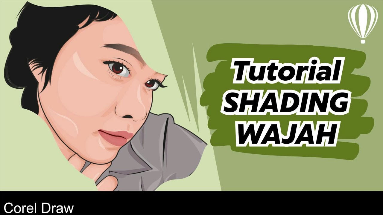 Tutorial Shading Wajah Vector - Corel Draw - YouTube