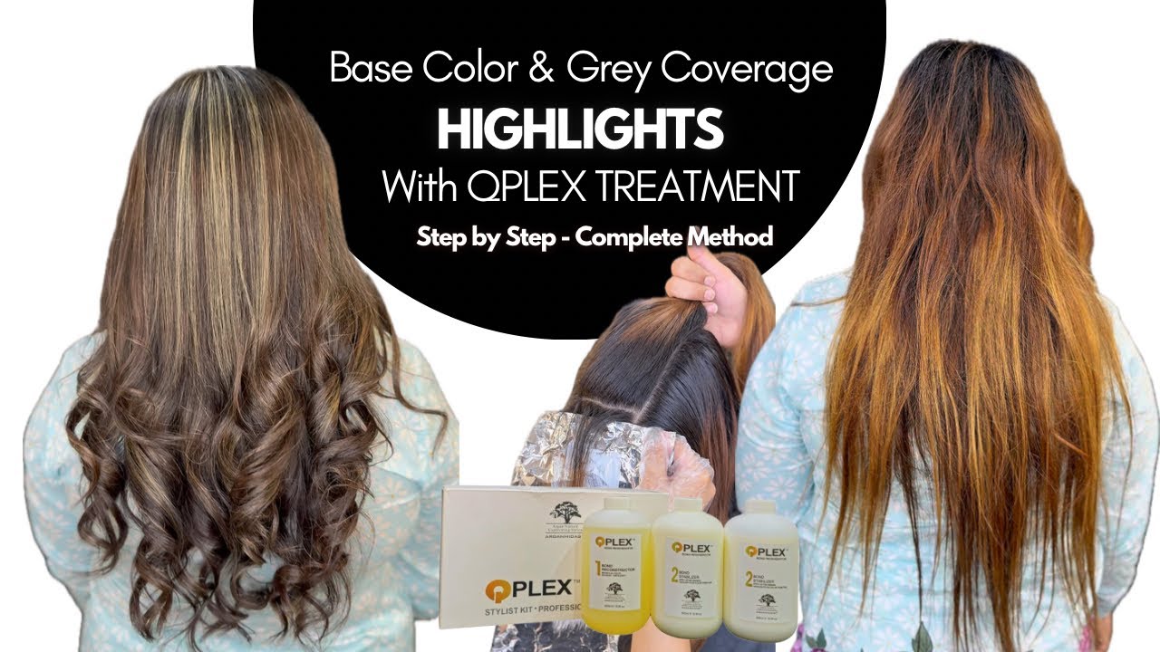 Hair Coloring Step-by-Step: Base, Highlights, Grey Coverage + Qplex ...
