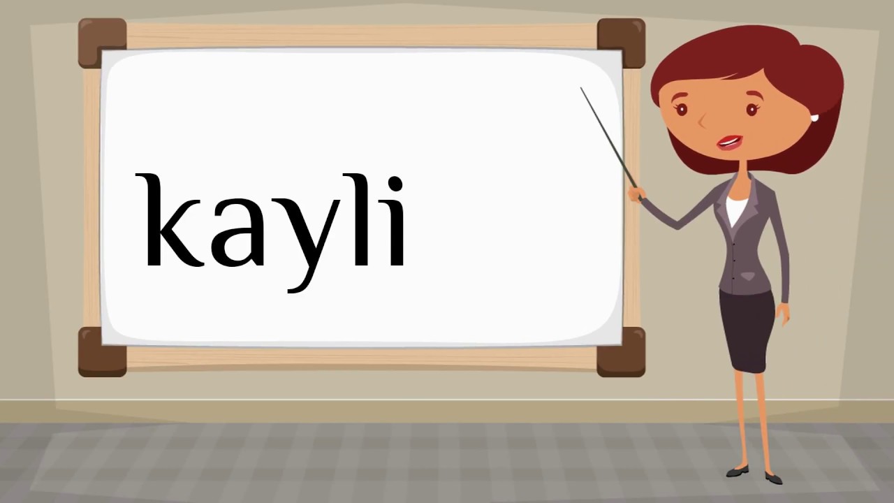 How do you say 'Kayli' in Spanish? - YouTube
