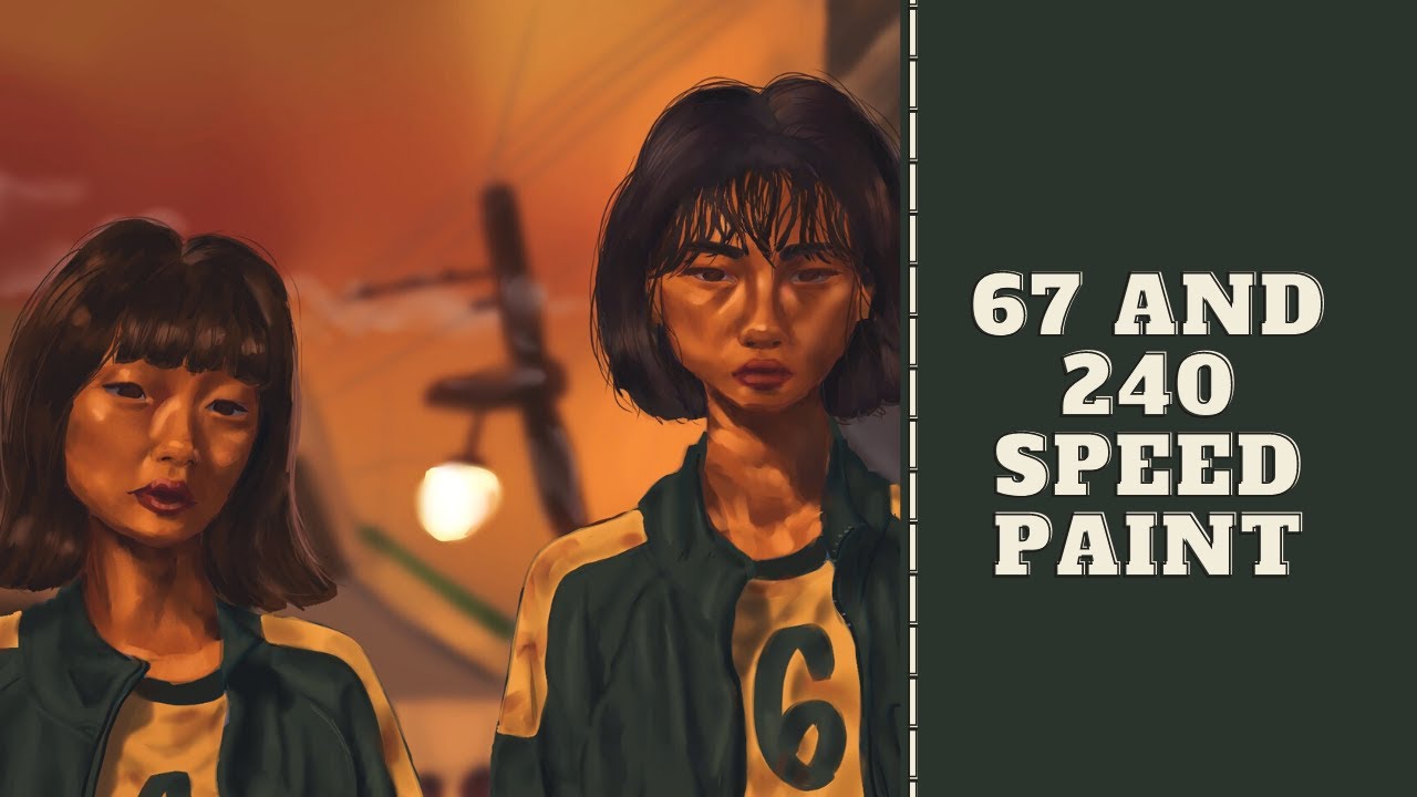 Squid Games 240 and 67 SpeedPaint - YouTube
