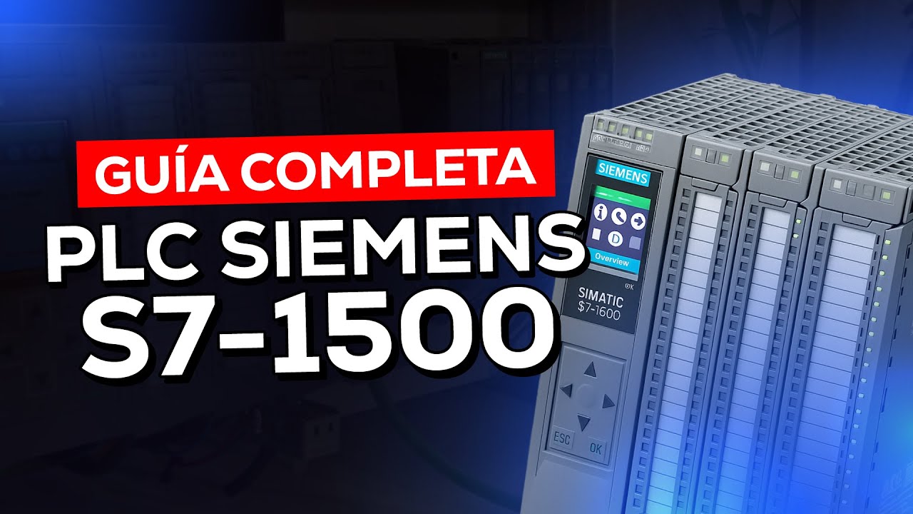 Conoce todos los componentes del PLC S7-1500 paso a paso - YouTube