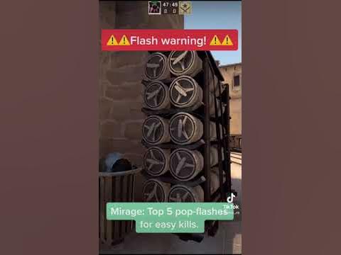 Mirage: Top 5 pop flashes! | csgo #shorts - YouTube