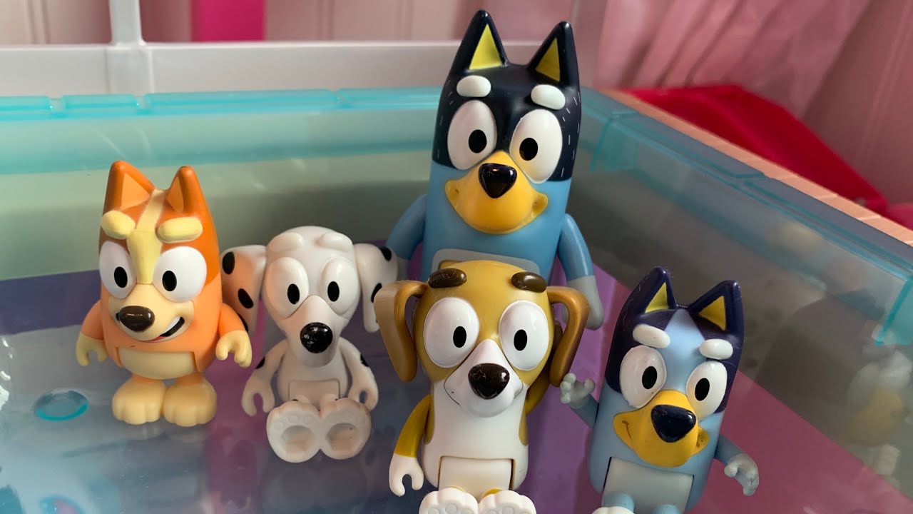 Bluey, Bingo, Dad, Chloe, and Honey Slide! - YouTube