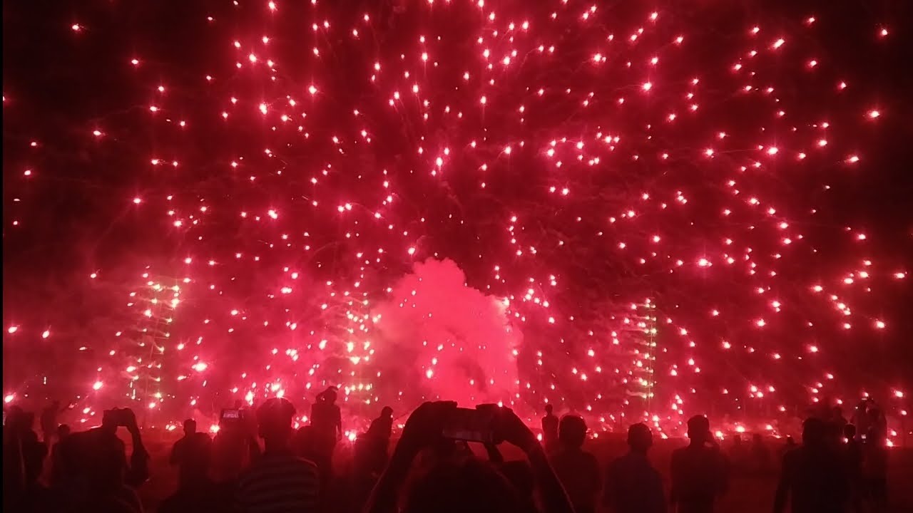 Colorful Fire Crackers Show 2023 || Raskundu || Garhbeta - YouTube