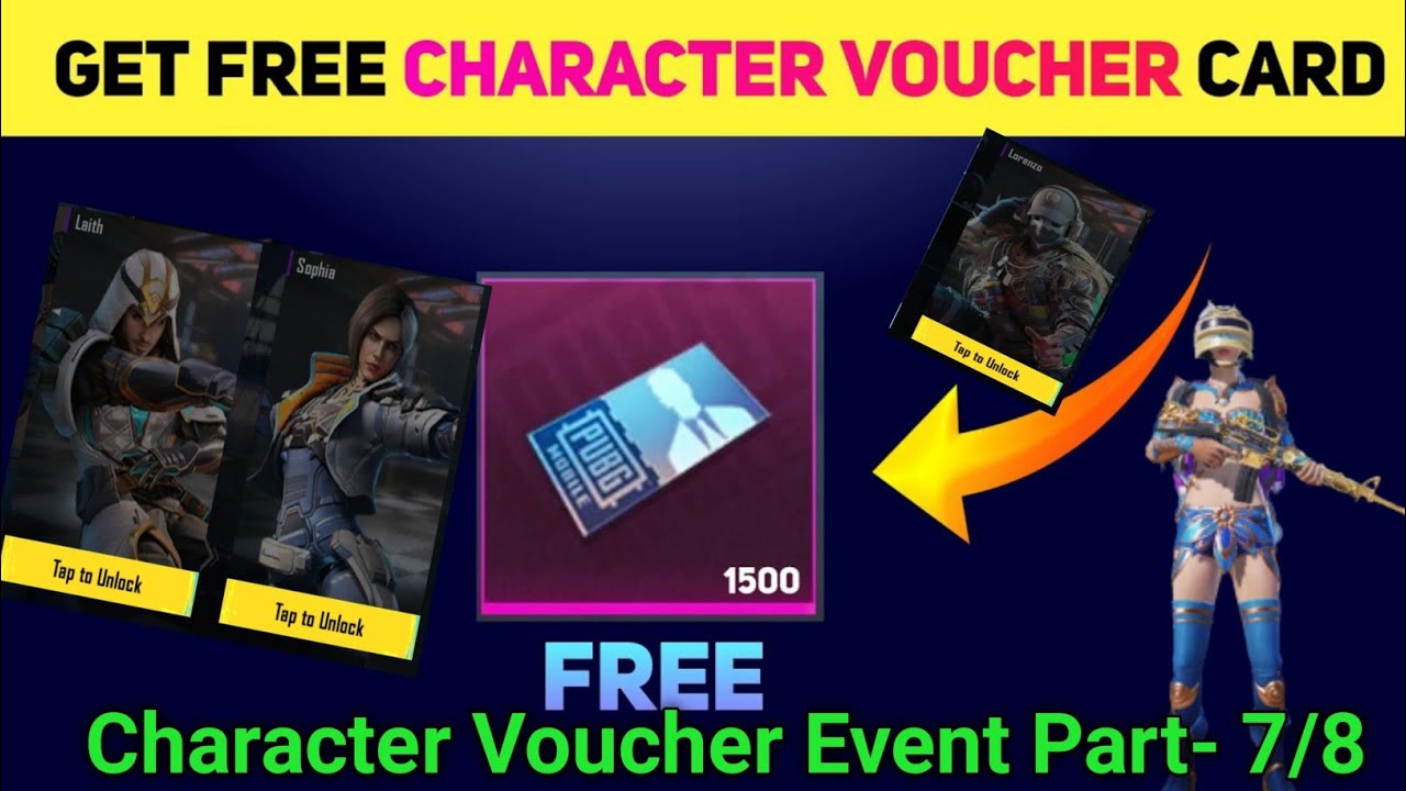 VOUCHER QUEST: CLASSIC FRIENDSHIP(7/8) | CHARACTER VOUCHER EVENTBGMI ...