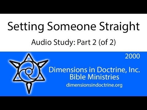 Setting Someone Straight - Part 2 (of 2) - YouTube