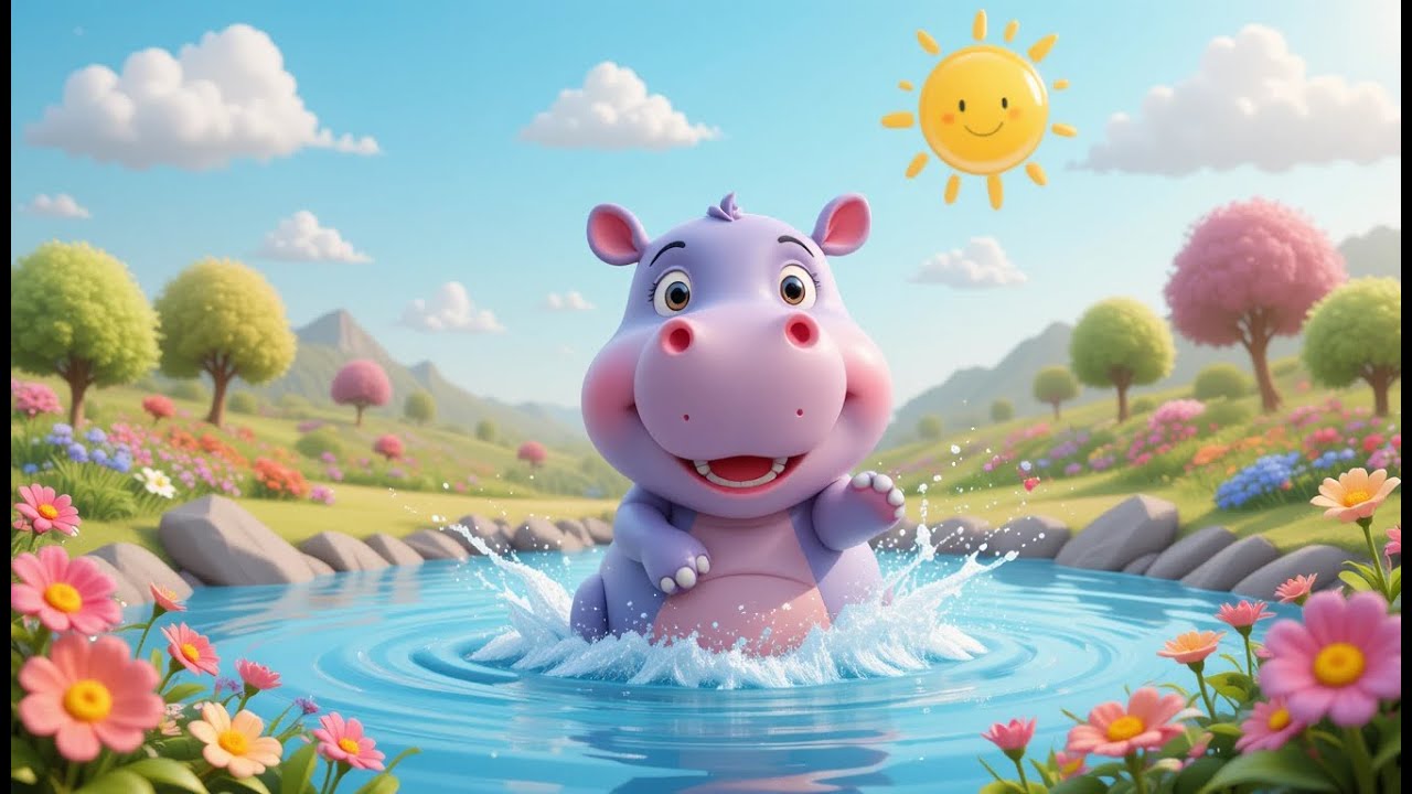 H is for Hippo | ABC Animal Song for Kids | Learn the Alphabet with ...