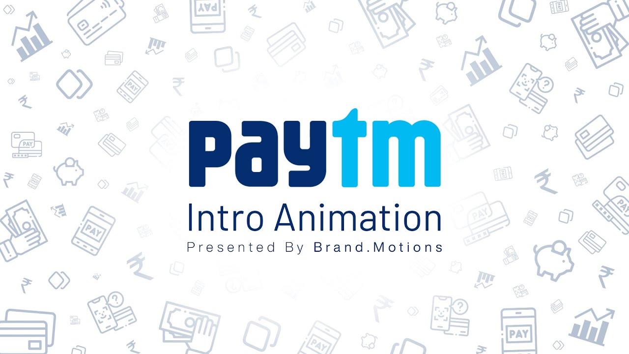 Paytm Intro Animation | Logo Animation @paytm - YouTube