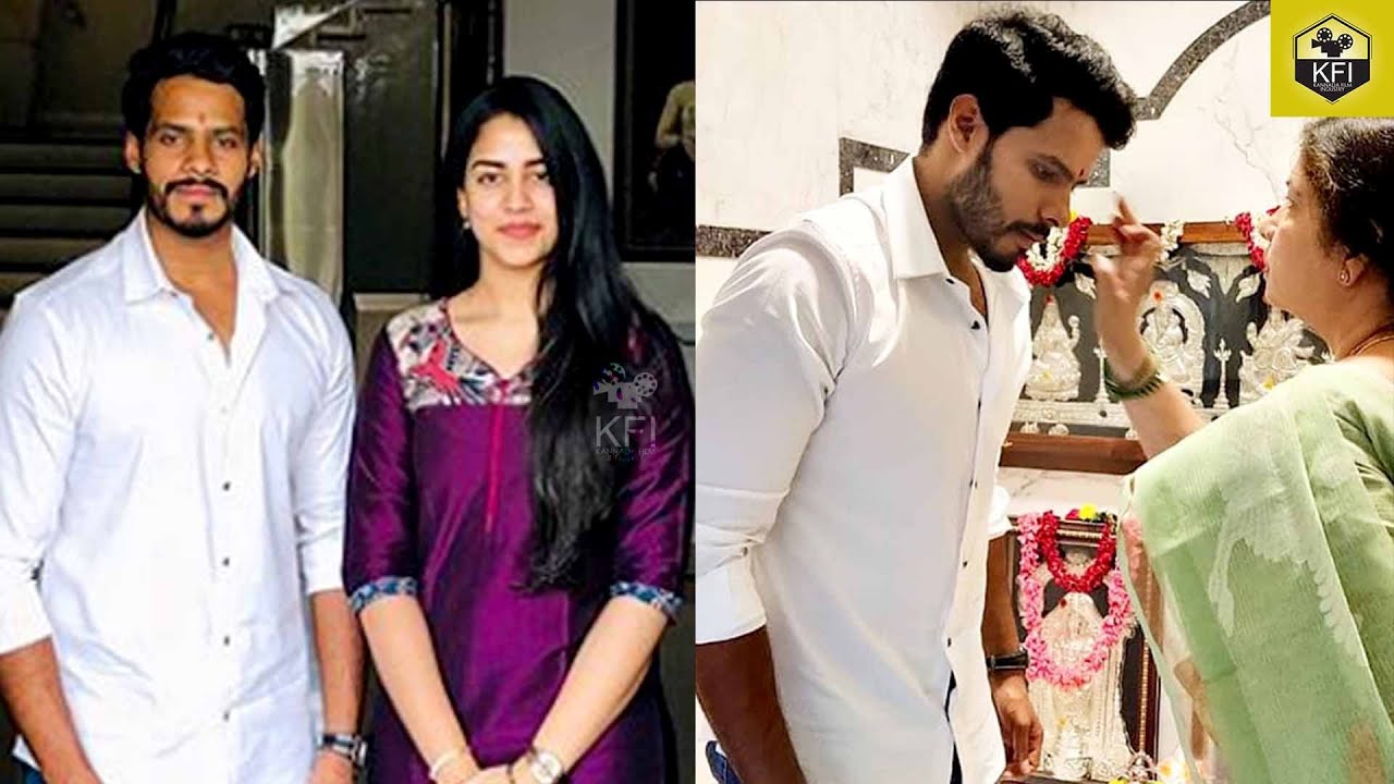 Nikhil Kumaraswamy Ugadi Celebration With Revathi | Nikhil Revathi | H ...