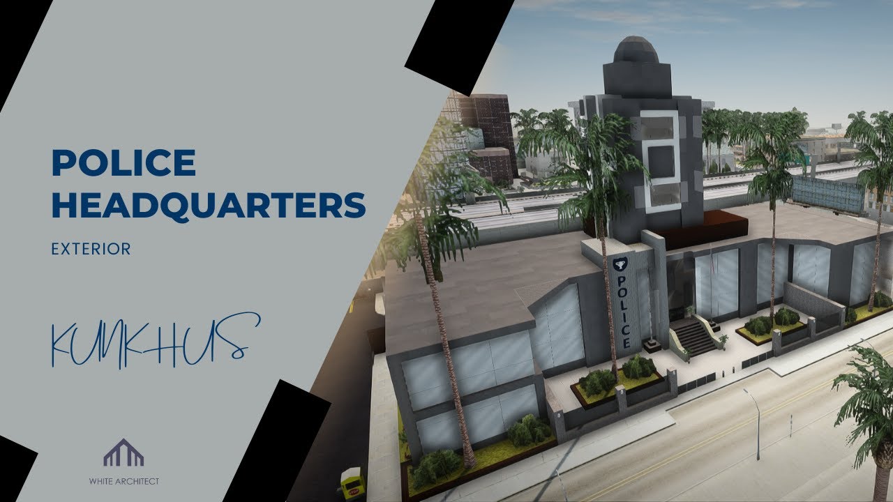 [SAMP] Police Headquarters Exterior - WhiteArch GTA SAMP Mapping - YouTube