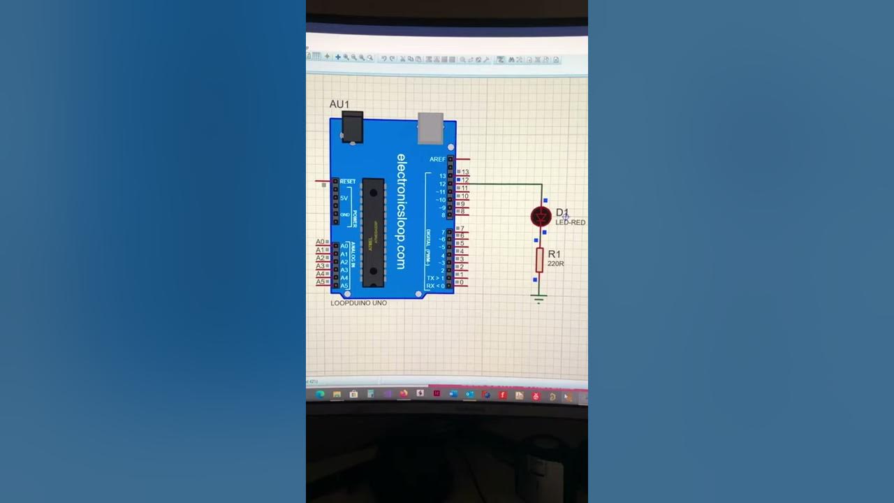 Arduino Simulation on Proteus VSM #Shorts - YouTube
