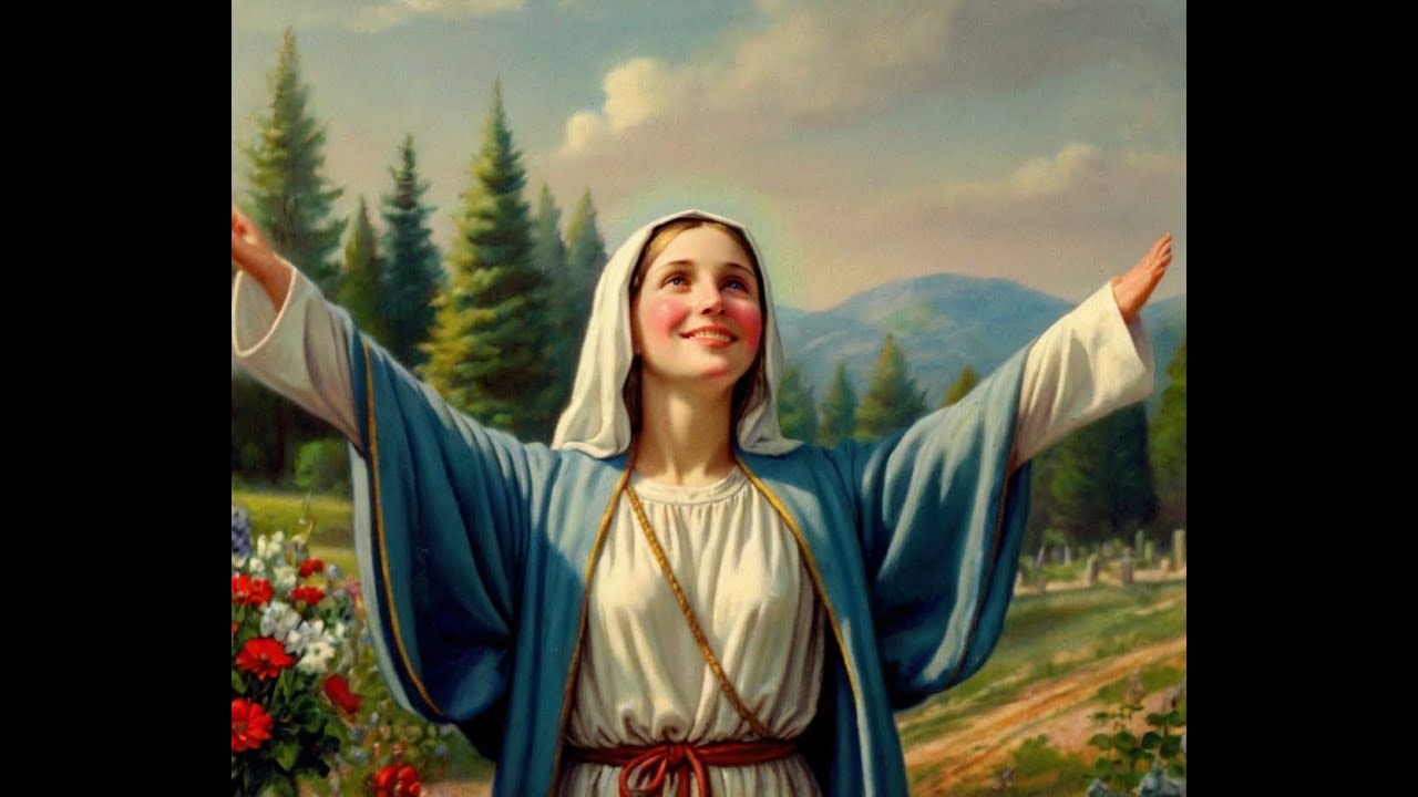 Canticle of Mary (Magnificat) - Ave Maria (Luke chapter 1) - YouTube