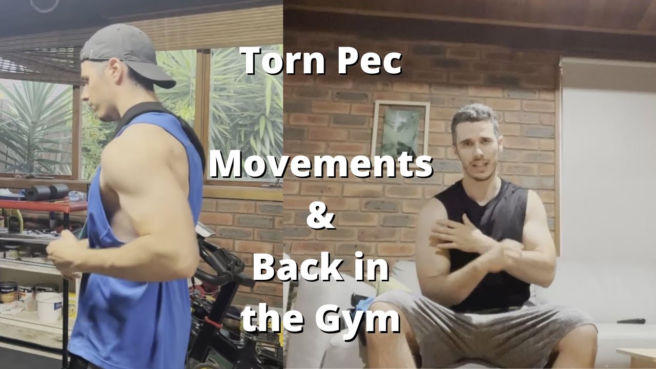Torn Pec Mobilty Movements 4 Days POST-OP + Back in the Gym - YouTube