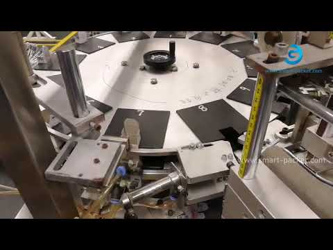 Semi automatic rotary small size carton box case erecting forming ...