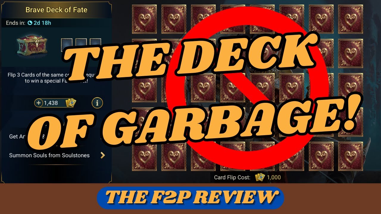 Brave Deck of Fate! | The F2P Review | RAID: Shadow Legends - YouTube