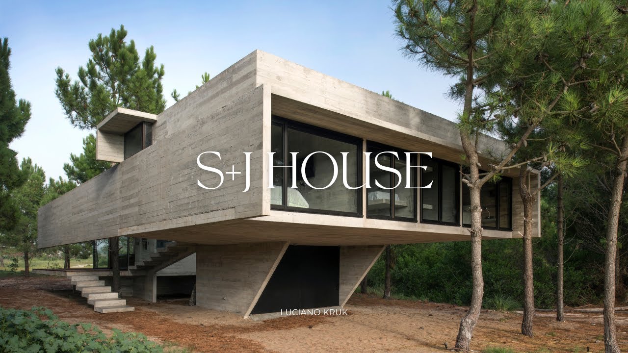Exposed Concrete House Design With Minimalist Interior Spaces ...