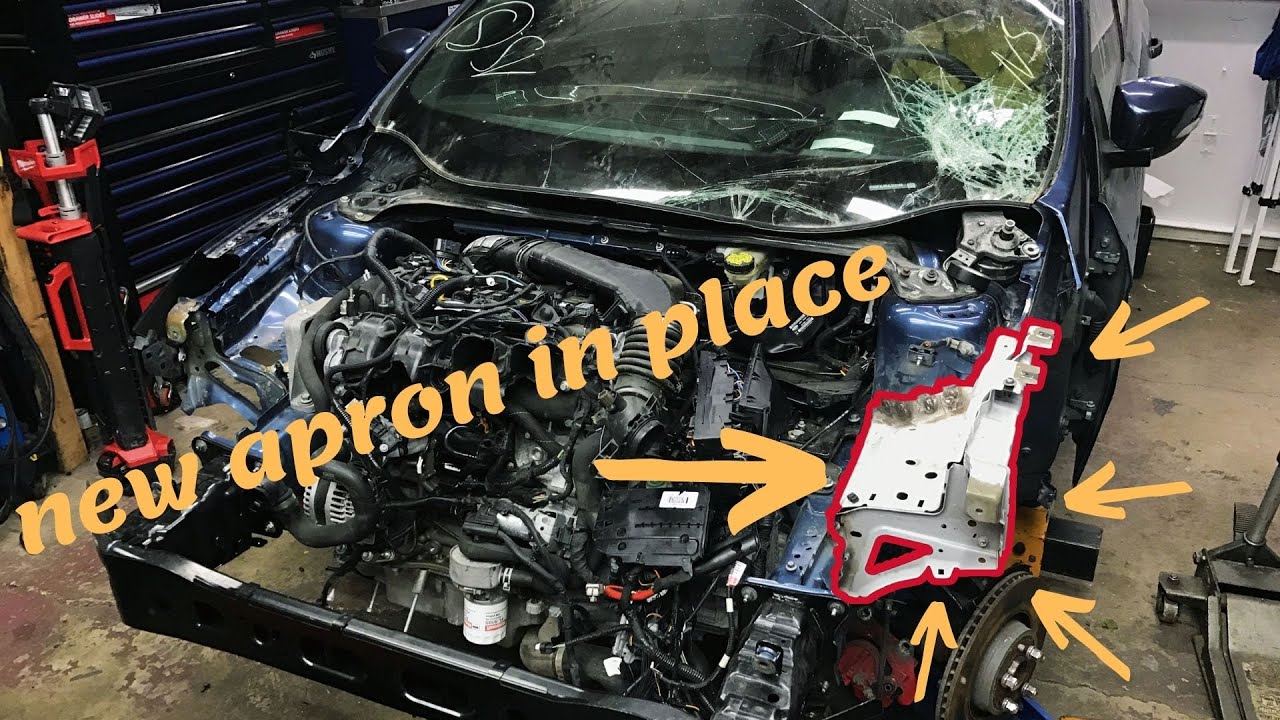 Rebuilding a wrecked 2018 Ford Focus St part 6 - YouTube