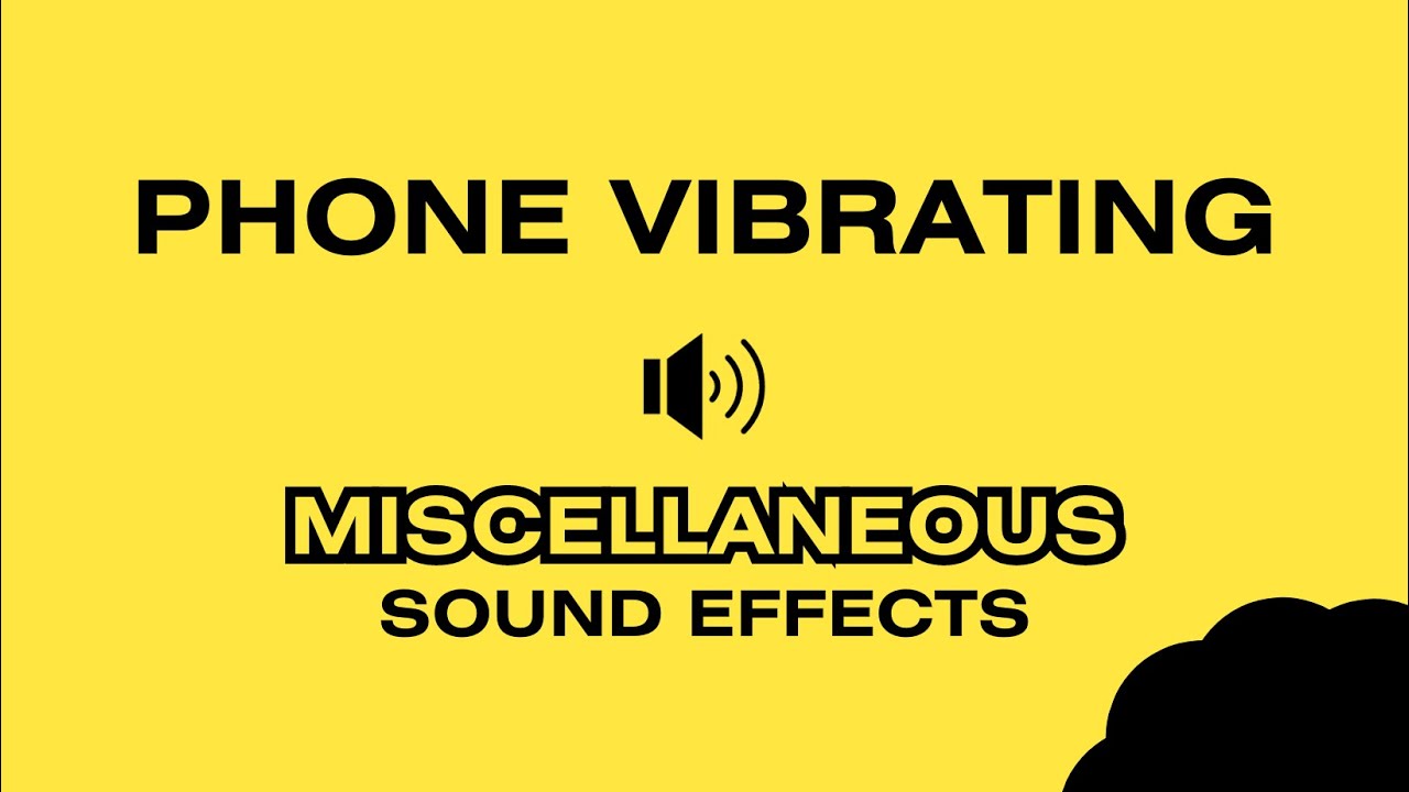 PHONE VIBRATING - Sound Effects - YouTube