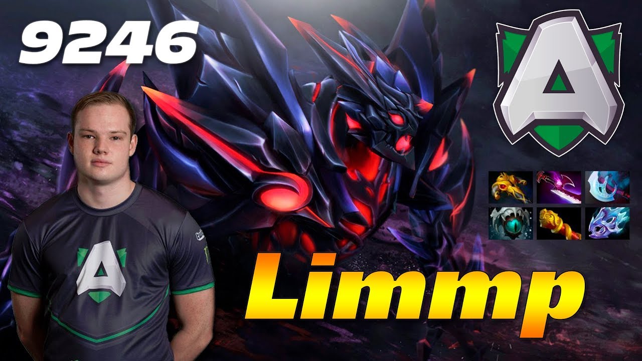 Limmp Shadow Fiend - TOP 1 Europe - 9270 MMR Dota 2 - YouTube