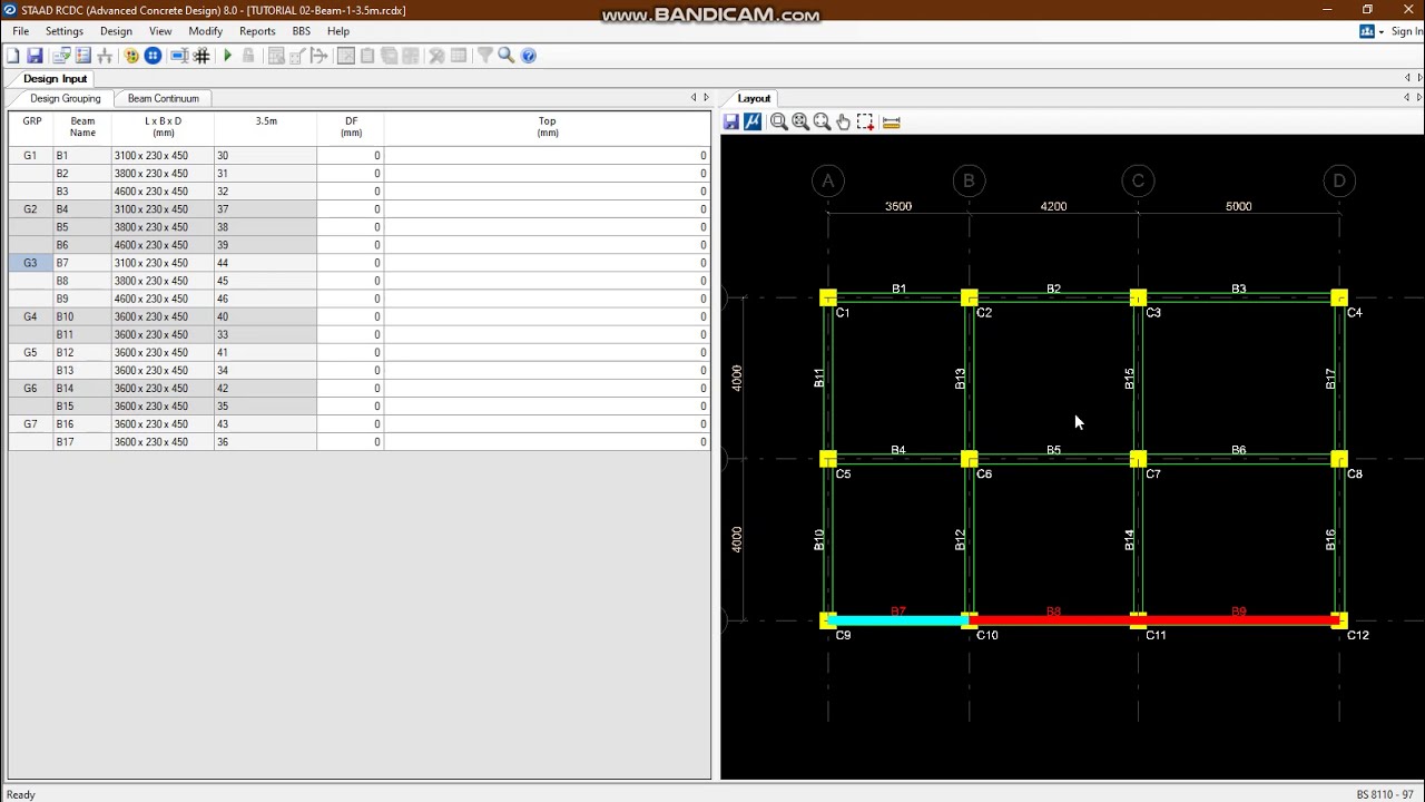 STAAD PRO TO RCDC (DETAILING); Tutorial 05,( STAAD PRO SWAHILI) - YouTube