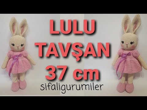LULU TAVŞAN 37 CM #amigurumitavşan