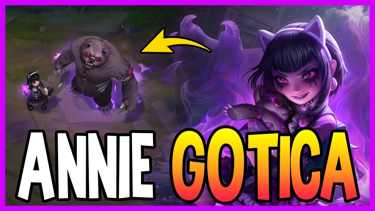 SKIN de ANNIE GOTICA | League of Legends - YouTube