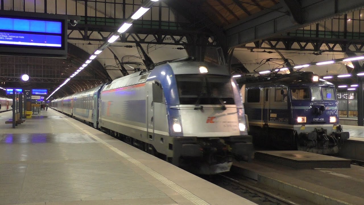 Nocna strzała IC czyli Nightjet 457 / EN 40457 Metropol - YouTube