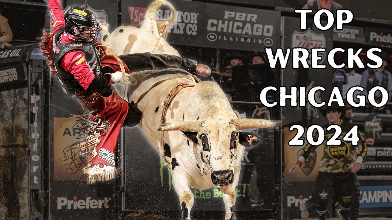 Chilled to Thrill: Bull Riding Wrecks in Chicago's Frozen Arena Send ...